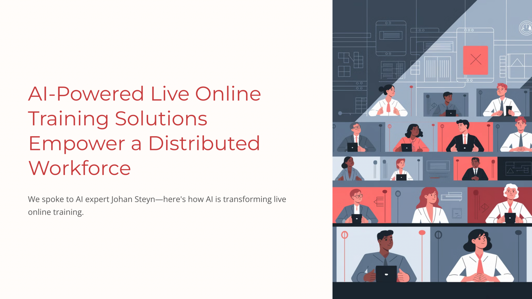 Live Online Training Solutions Powered by AI